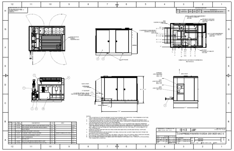 IMW50 Compressor Specifications Document | PDF | Machines | Gas ...