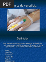 Tecnica de Venoclisis | PDF | Terapia intravenosa | Enfermedades y ...