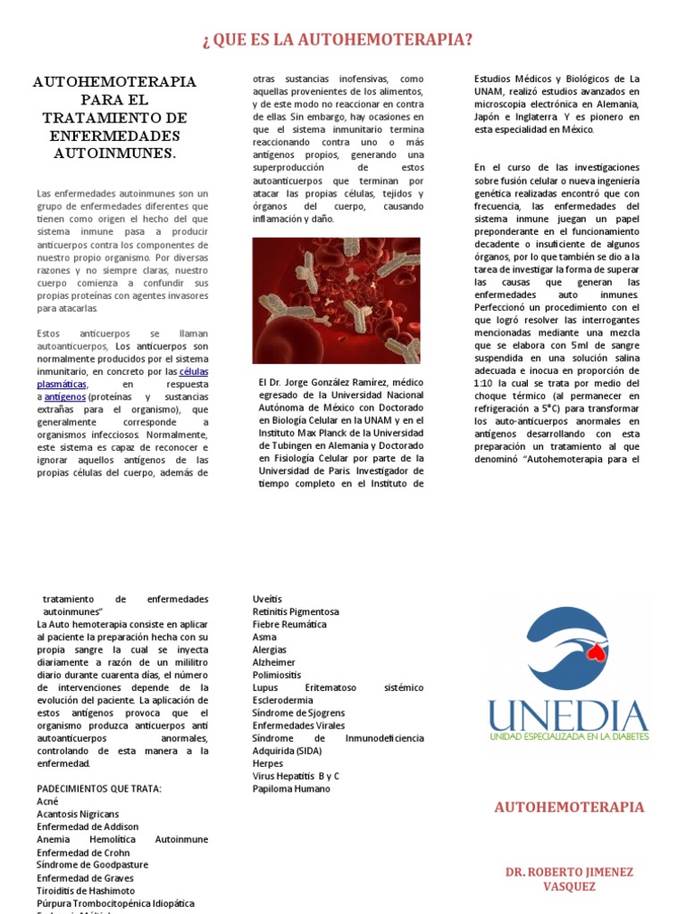 AUTOHEMOTERAPIA | PDF | Sistema inmune | Anticuerpo