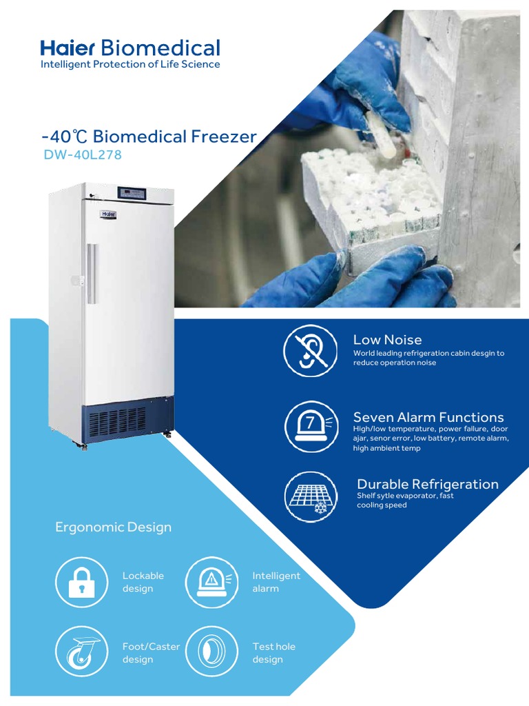 Brochure Haier DW-40L278 | PDF | Refrigerator | Electricity