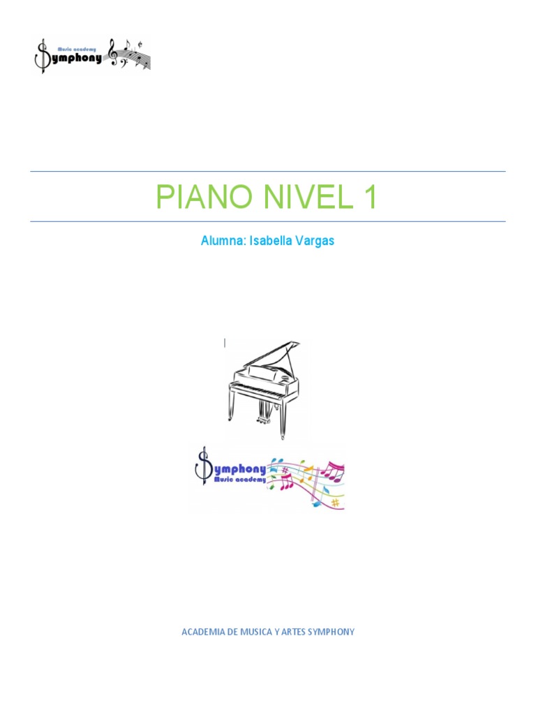 Curso Básico de Piano para Principiantes | PDF | Escala (música) | Clave