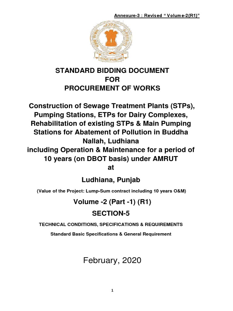 DNIT Vol 2 Part 1 | PDF | Sewage Treatment | Sewage