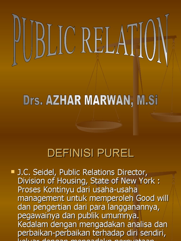 Public Relation | PDF