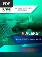Guia de Registro Aleks-Canvas Alumnos Uth Septiembre23 | PDF