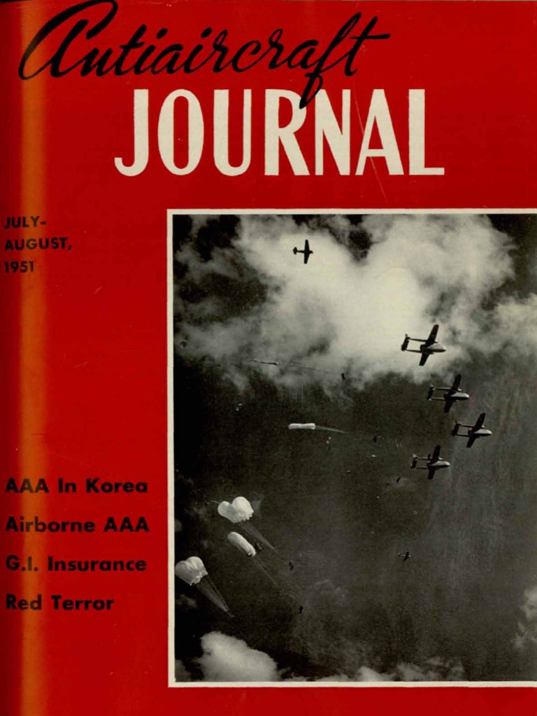 Anti-Aircraft Journal - Aug 1951 | Battalion | Infantry