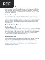 HUKUM GOSSEN 1 Dan 2 | PDF