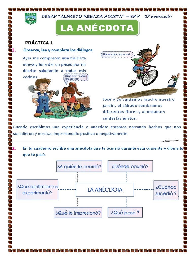 La Anécdota | PDF | Poesía