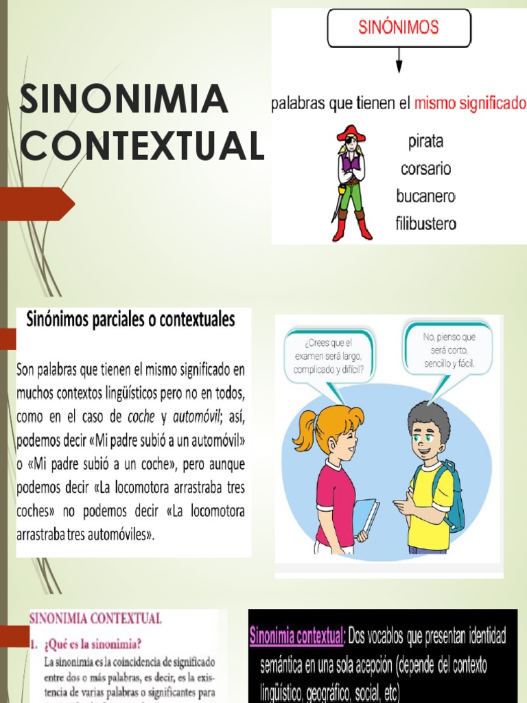 Sinonimia Contextual | PDF