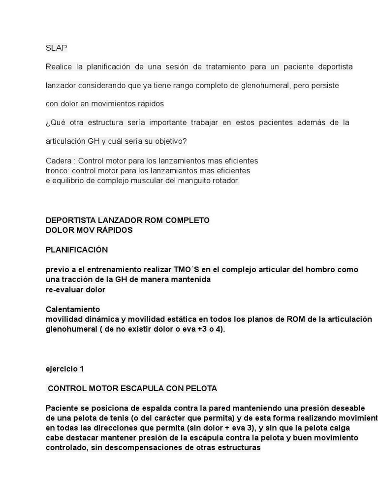 SLAP | PDF | Hombro | Medicina CLINICA