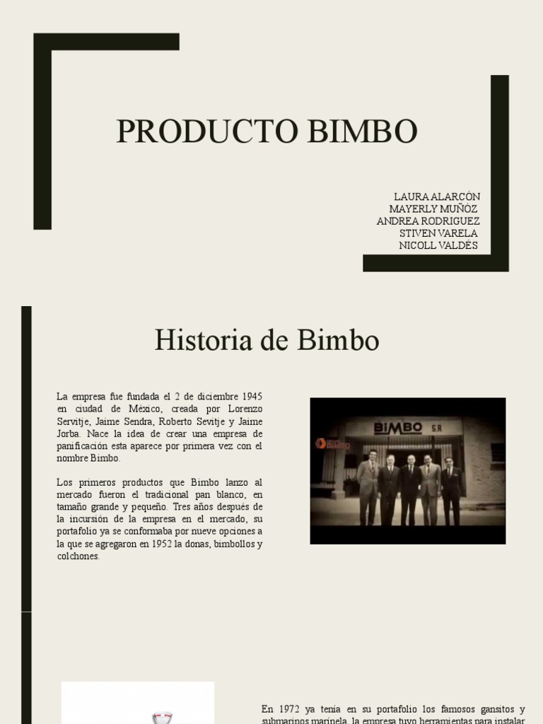 Empresa Bimbo | PDF | Panes | Comida y bebida