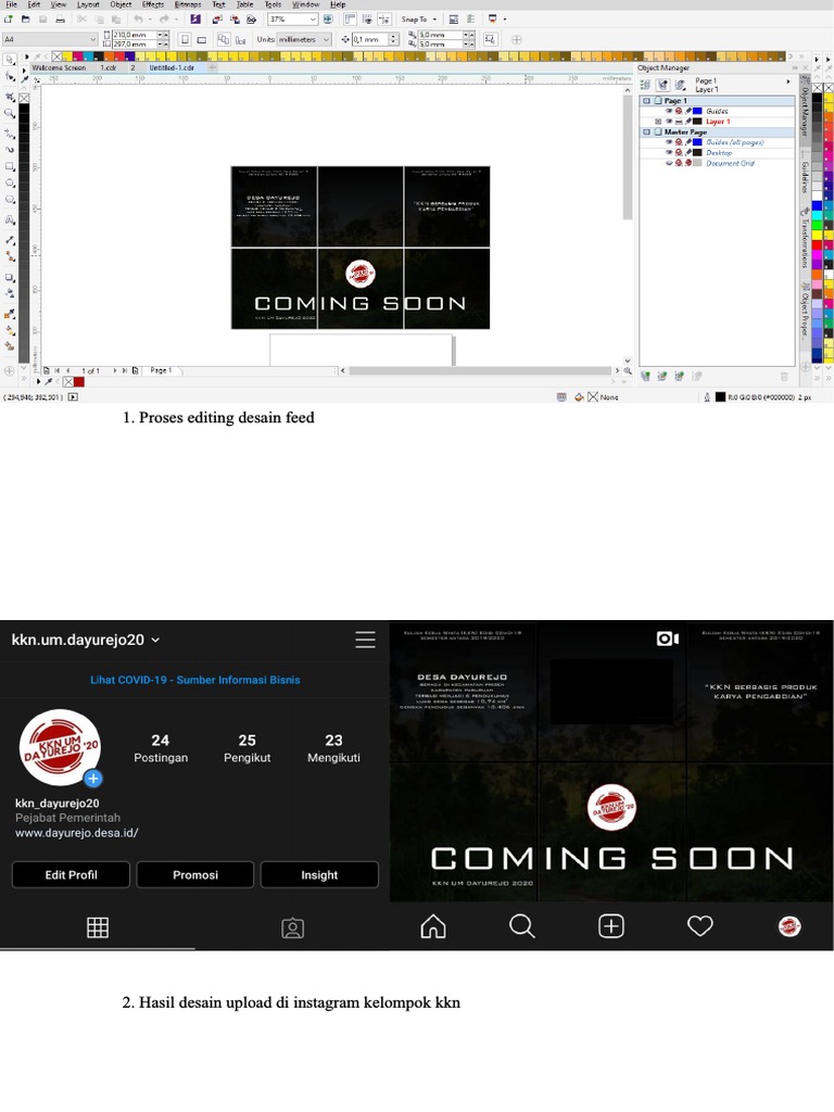 Proses Editing Desain Feed | PDF