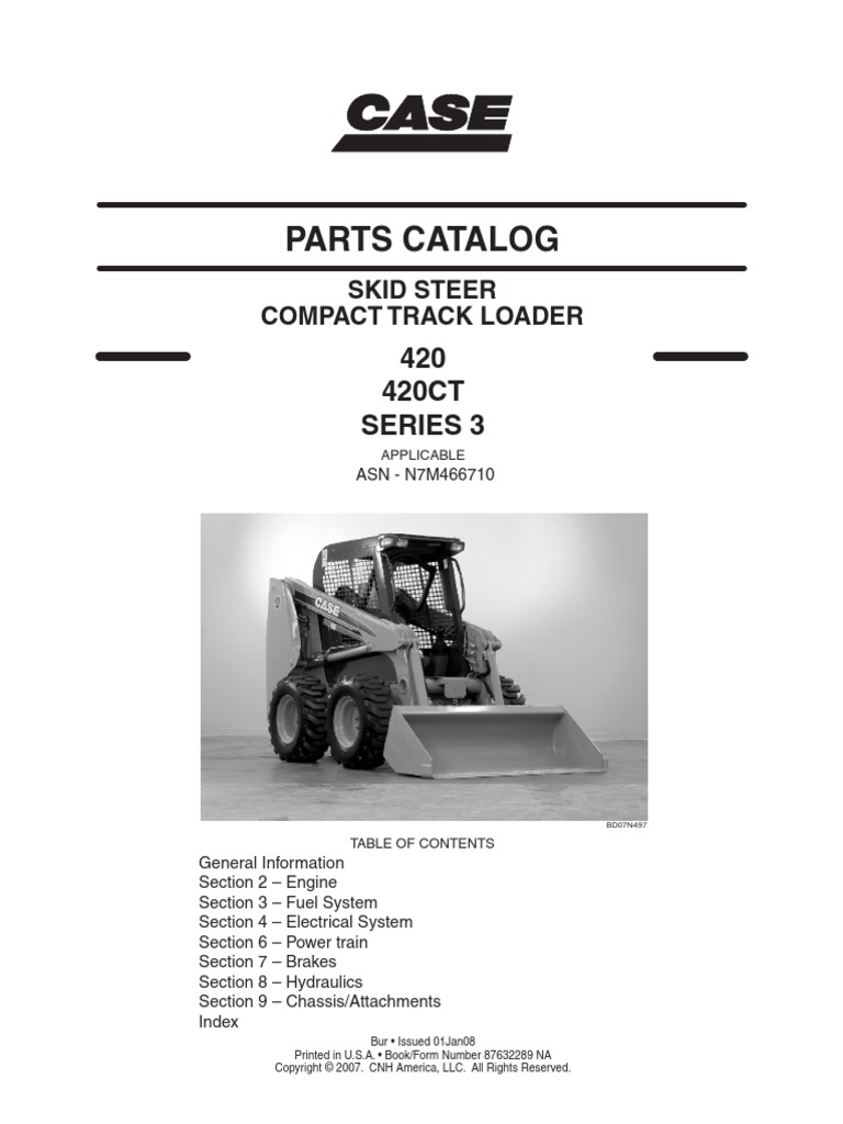 Catalogo Case 420 | PDF | Loader (Equipment) | Engines