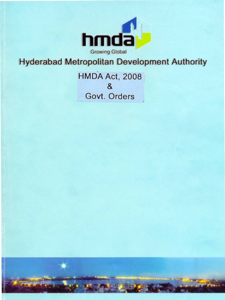 HMDA Act-2008 | PDF | Local Government | Economic Development