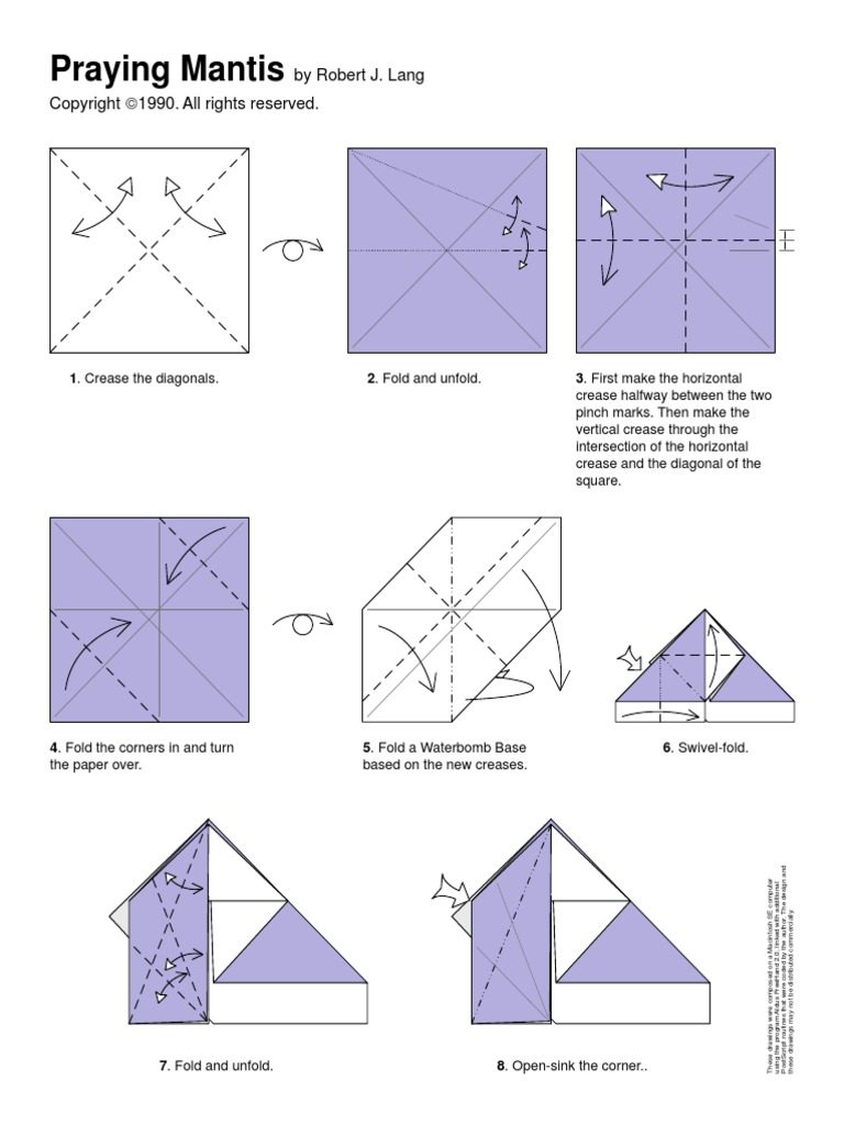 (Ebook - Eng) Origami - Praying - Mantis | PDF