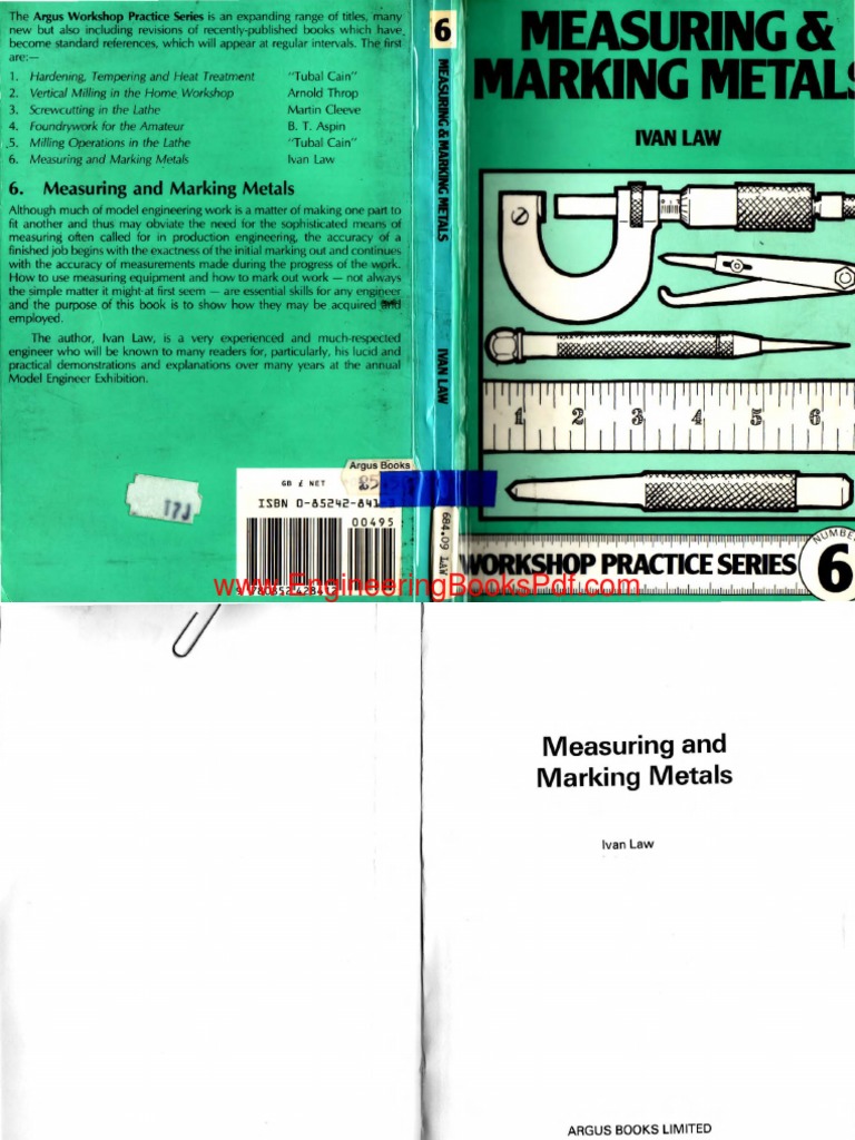 Workshop Practice Series 06 Measuring and Marking Metals | PDF | Piston ...
