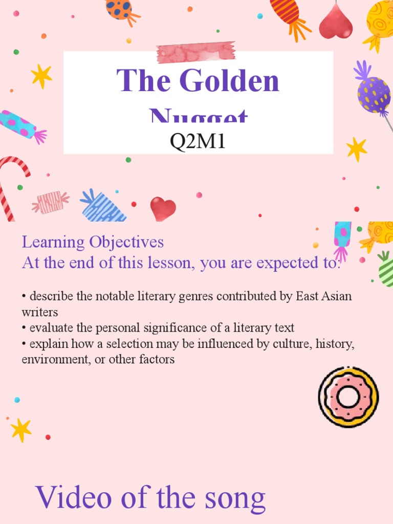 The Golden Nugget: A Tale of Friendship | PDF | Art | Poetry