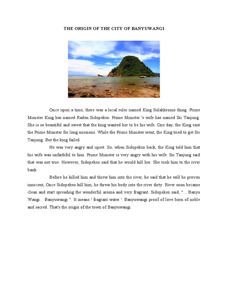 Narative Teks Pinokio Dan Banywangi | PDF | Cakes | Pinocchio