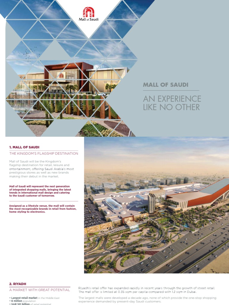 MOS Brochure | PDF | Retail | Riyadh