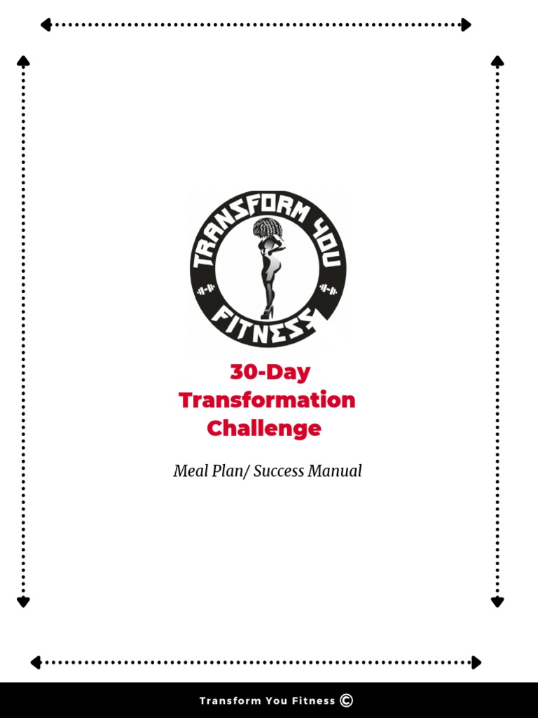 30 Day Transformation Meal Plan | PDF | Foods | Meal