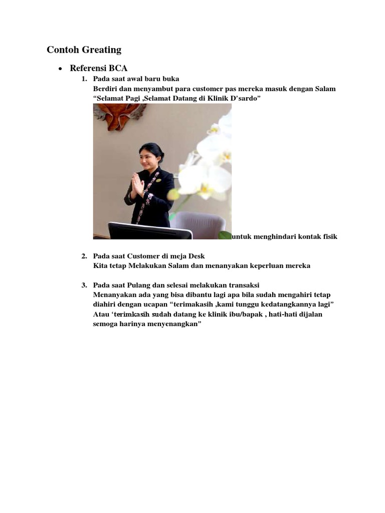 Contoh Greating | PDF