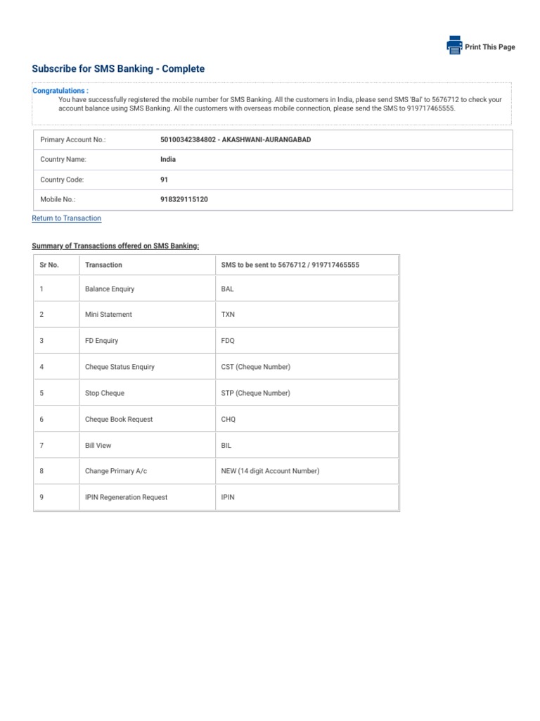 Welcome To HDFC Bank NetBanking | PDF