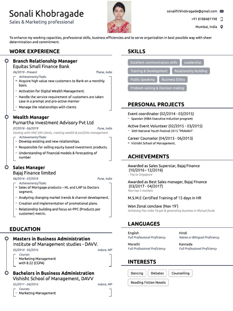 Sonali's Resume - 0221 | PDF