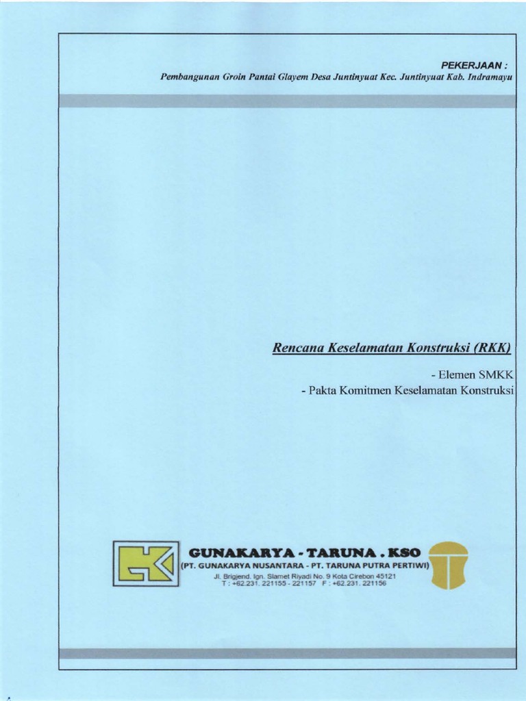 5 RKK - Pantai Glayem | PDF | Teknologi & Rekayasa