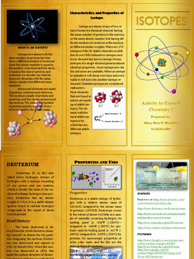 Isotopes: Characteristics and Properties of Isotope | PDF | Deuterium ...