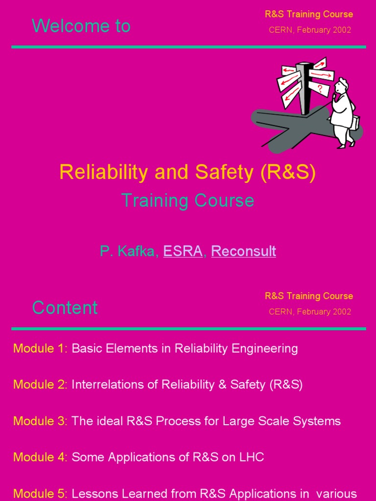 Welcome To: Reliability and Safety (R&S) | PDF | Reliability ...