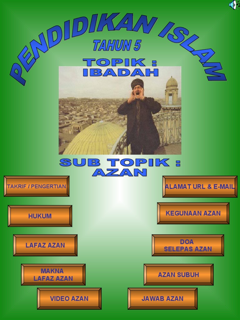 Azan | PDF | Agama & Spiritualitas