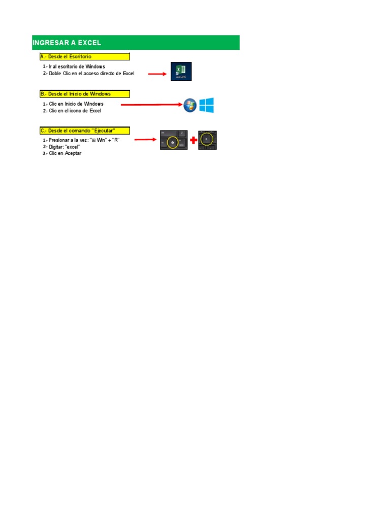 1-Conceptos Básicos-Excel | PDF | Microsoft Excel | Hoja de cálculo