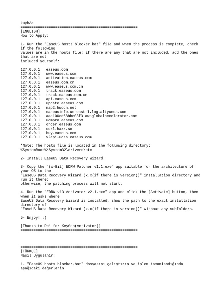 Readme (Edrw) | Download Free PDF | Software Development | Computer Data