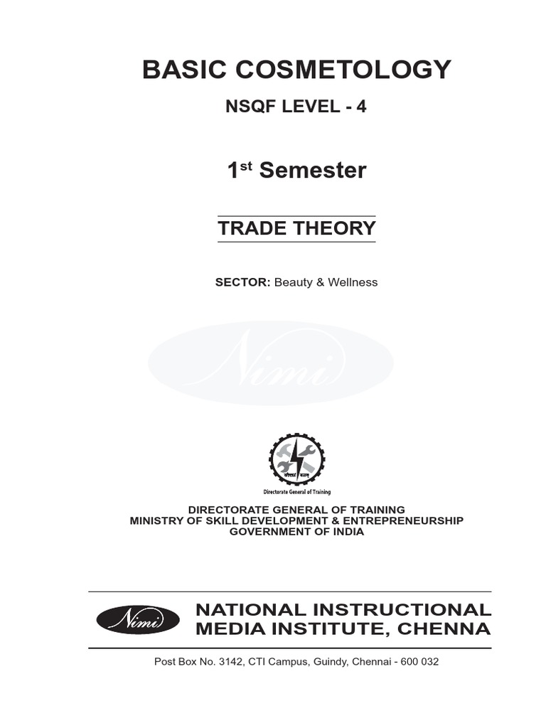 Basic Cosmetology: 1 Semester | PDF | Asana | Yoga