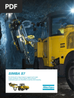 Simba E70s | PDF | Drill | Drilling
