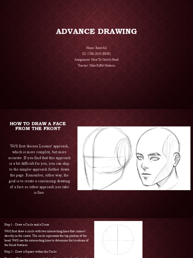 How To Draw Head | PDF | Forehead | Length
