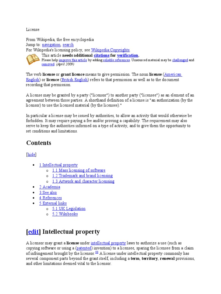 Licensing Agreement | PDF | License | Intellectual Property Law