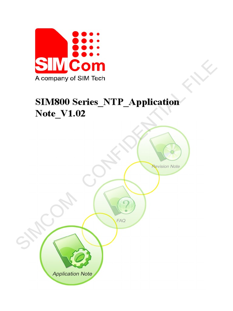 SIM800 Series - NTP - Application Note - V1.02 | PDF | Information Age | Computer Engineering