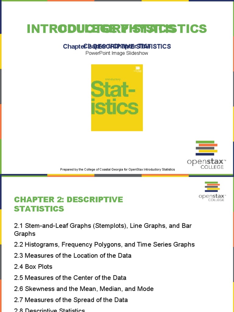 OpenStax Statistics CH02 | PDF | Quartile | Mode (Statistics)