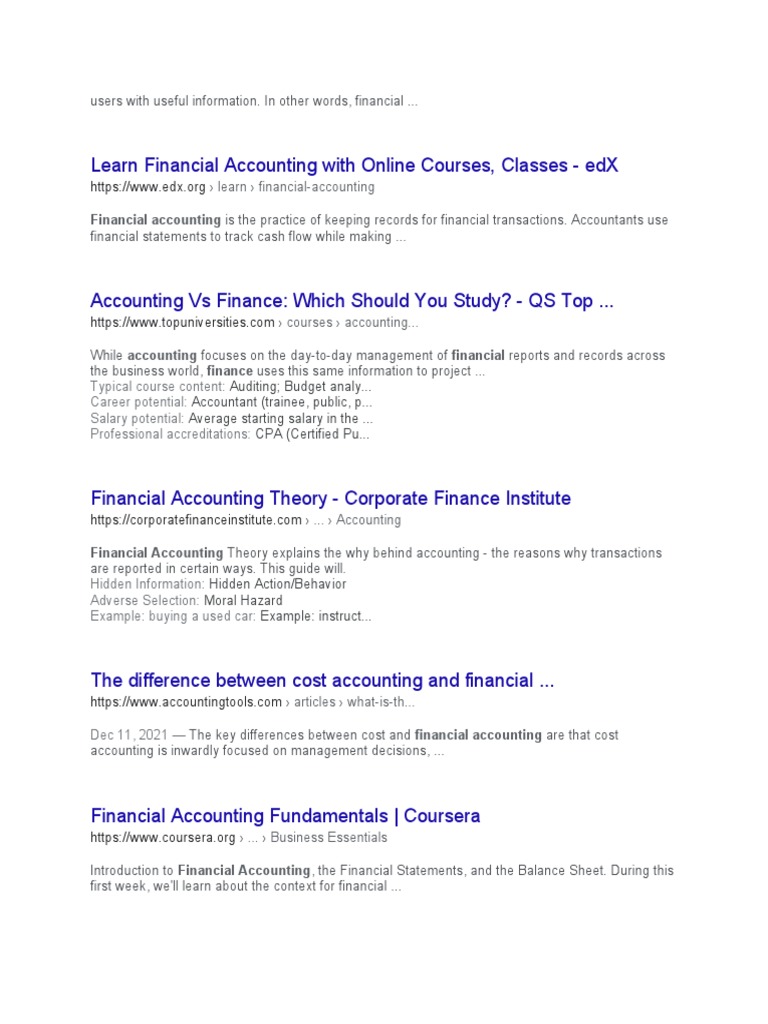 Learn Financial-Accounting | Download Free PDF | Accounting | Financial ...