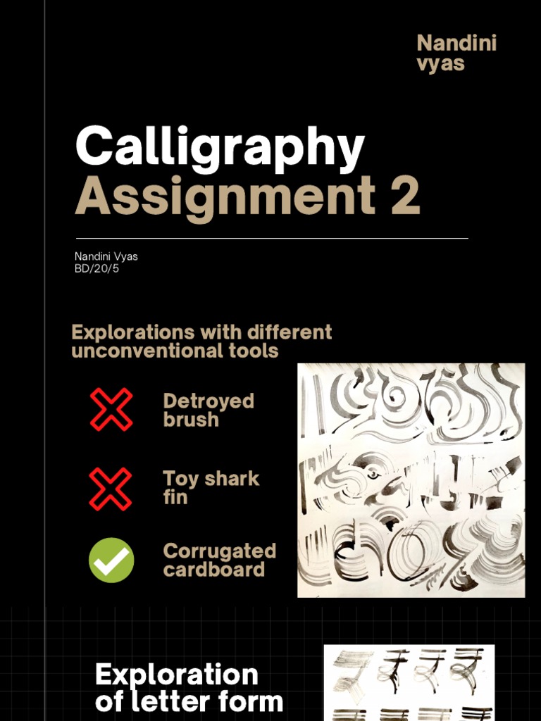 Calligraphy: Nandini Vyas | PDF