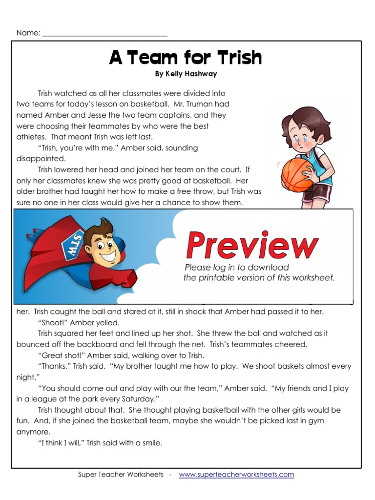 A Team For Trish: by Kelly Hashway | PDF