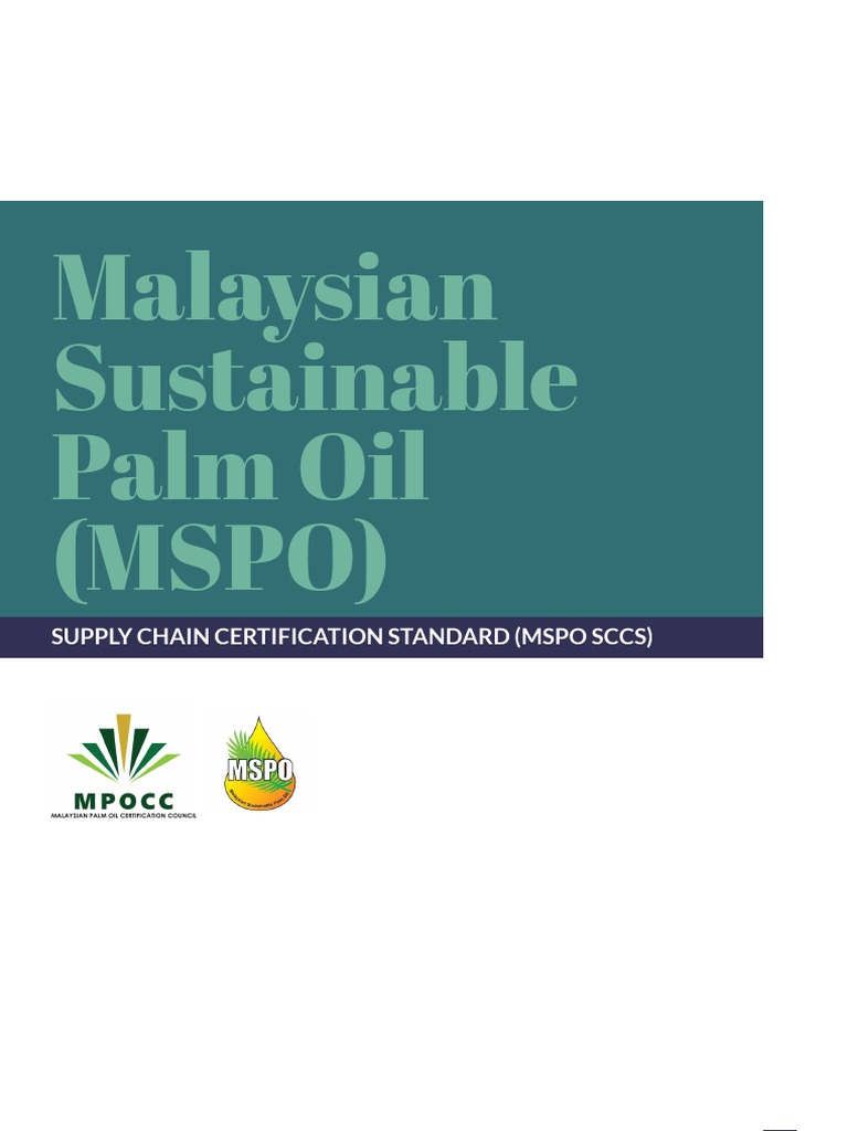 MSPO Supply Chain Certification Guide | PDF | Supply Chain | Palm Oil