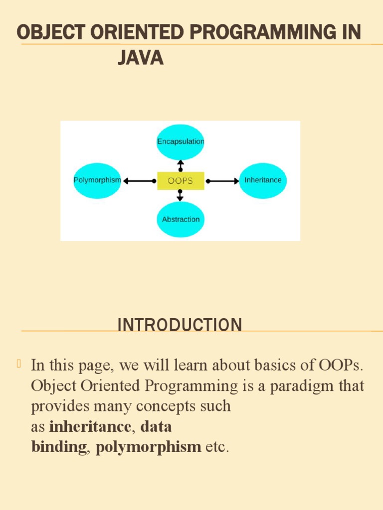 Java OOP Basics for Beginners | PDF