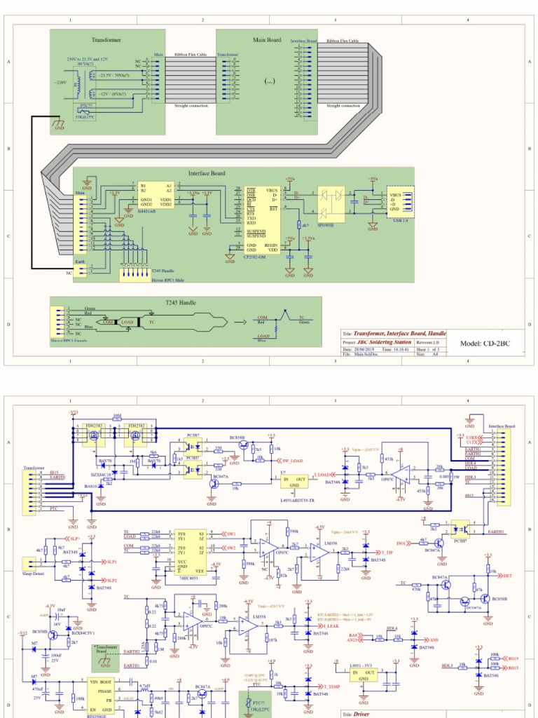 JBC Soldering Station CD-2BC Schematic | PDF