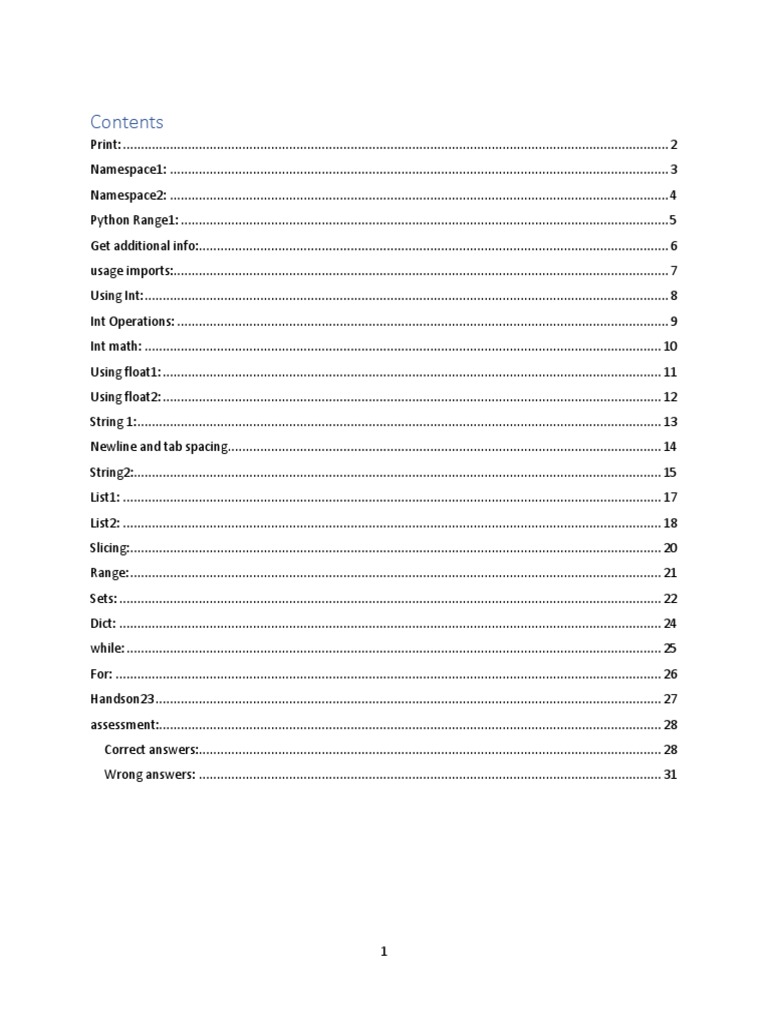 Python3 Programming Handons and Assessment | PDF | Parameter (Computer ...