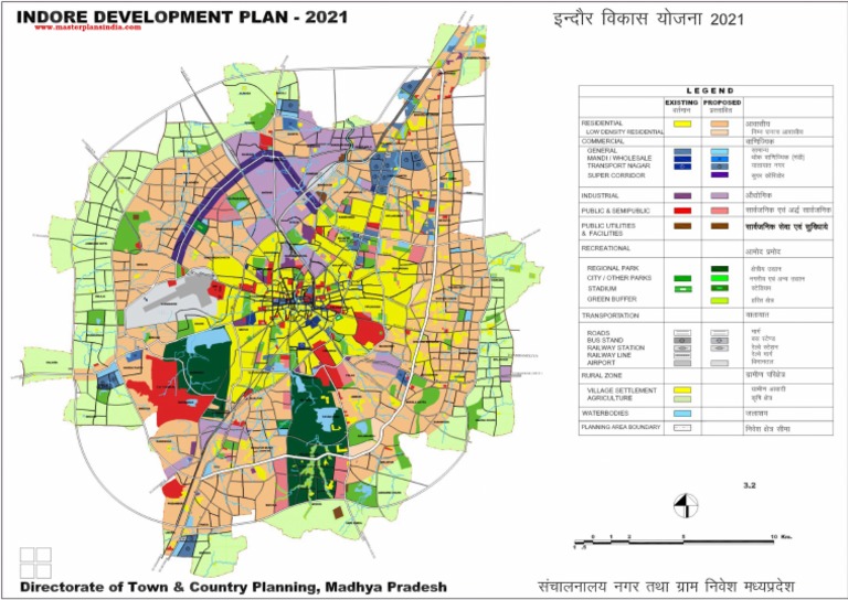 Indore Master Development Plan 2021 Map | PDF