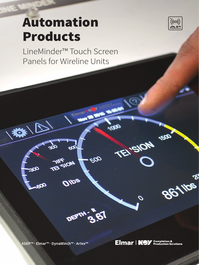 Automation Products: Lineminder™ Touch Screen Panels For Wireline Units ...