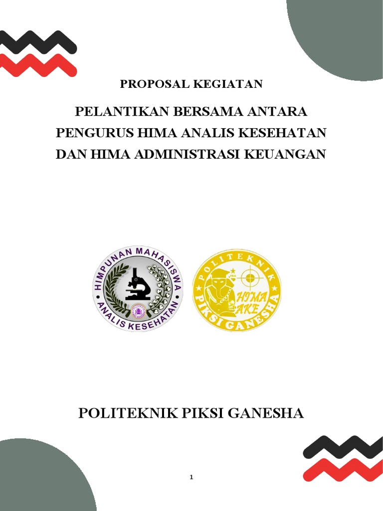 Proposal Gabungan Pelantikan Aks Ake | PDF