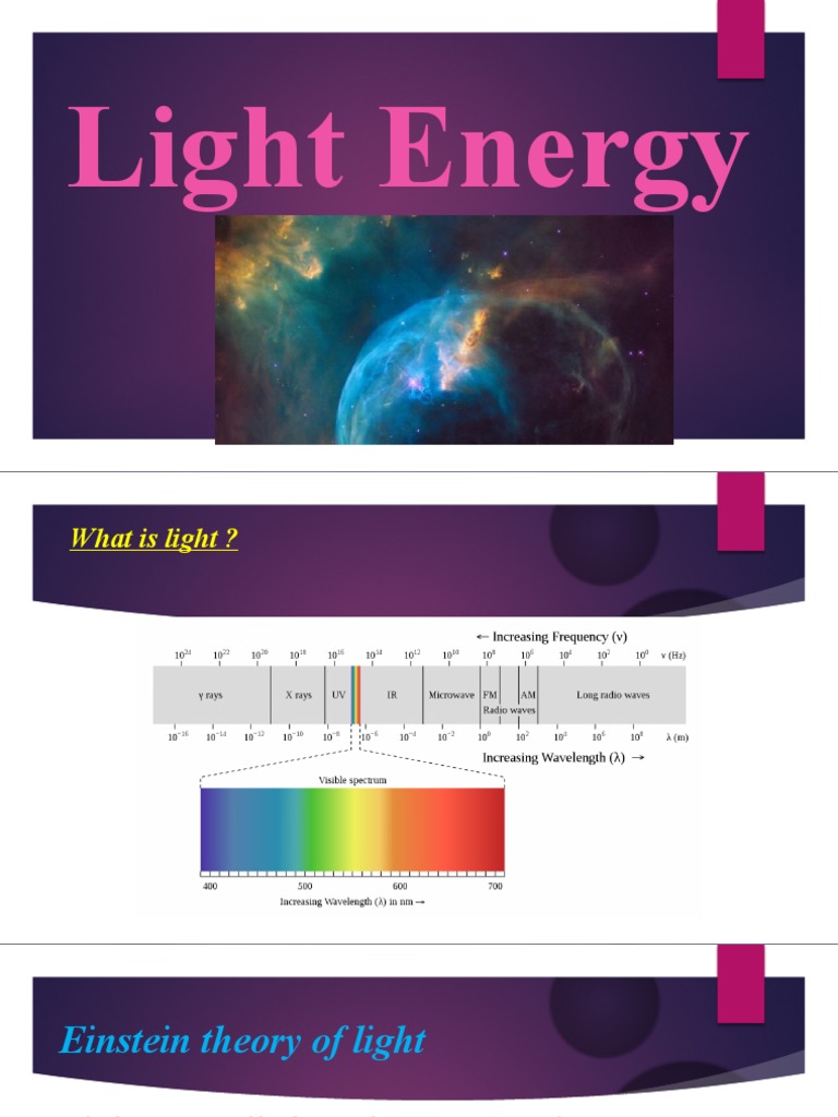 Light Energy | Download Free PDF | Light | Reflection (Physics)