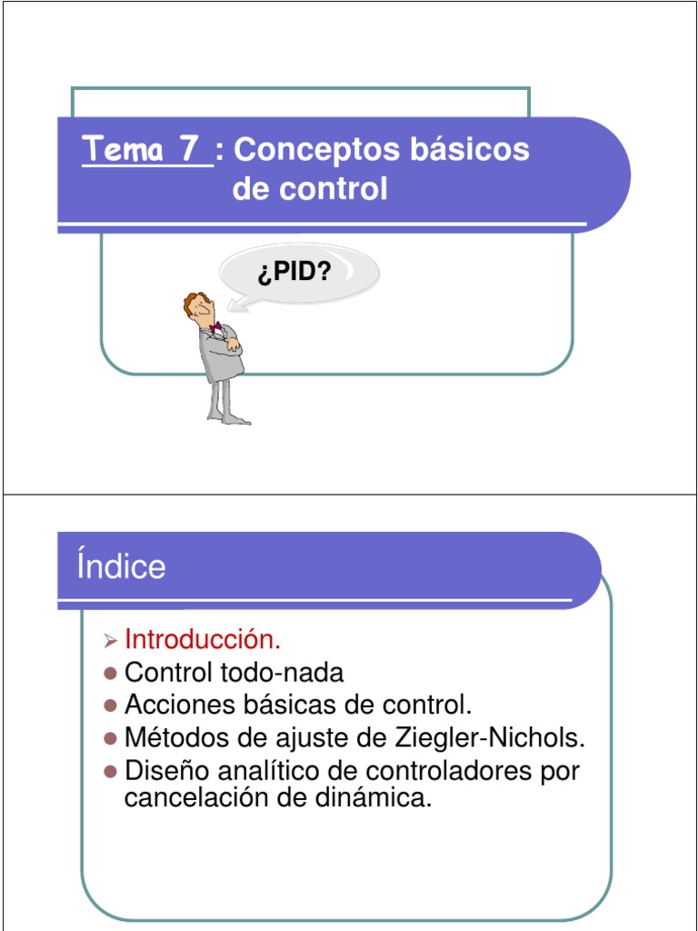 Tema - 07conceptos Basicos de Control | PDF | Ciencia de sistemas ...